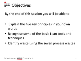 Lean awareness handouts | PPTX