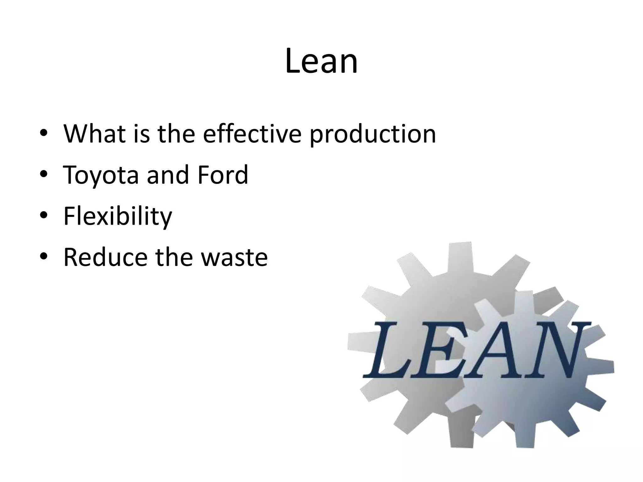 Lean basics | PPTX