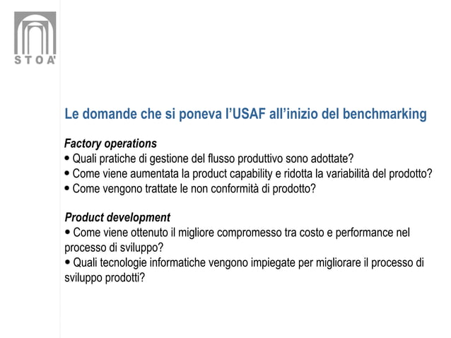 Lean benchmarking | PPT | Mechanical and Industrial Engineering ...