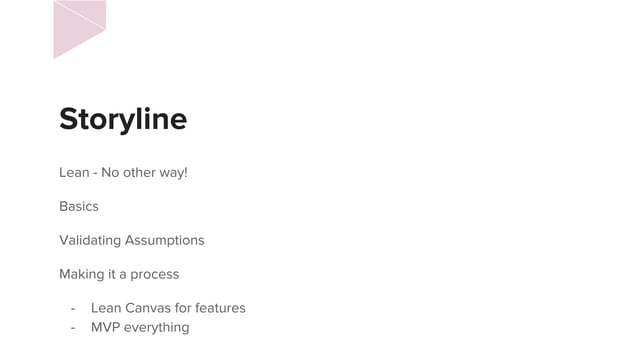 Lean Better : Basic Lean Principles for Startups | PPT