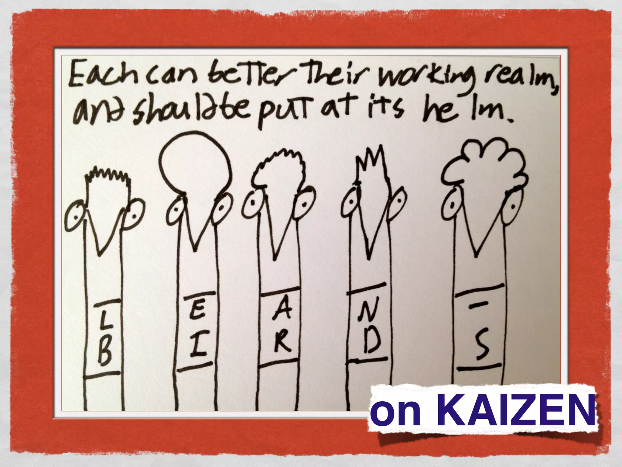 Lean Birds Speak on Kaizen | PPT