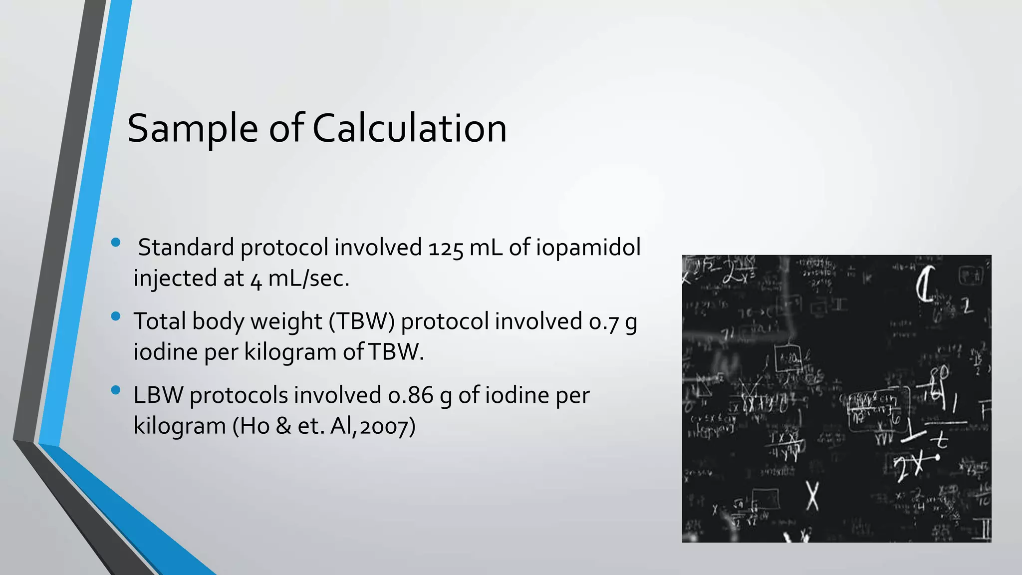 Lean body weight in contrast media CT Scan | PPT