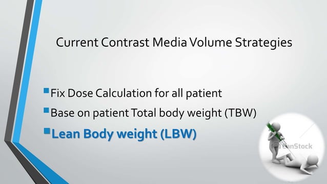 Lean body weight in contrast media CT Scan | PPT
