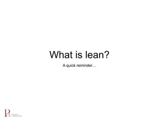 An Introduction to the Lean Business Model | PPT