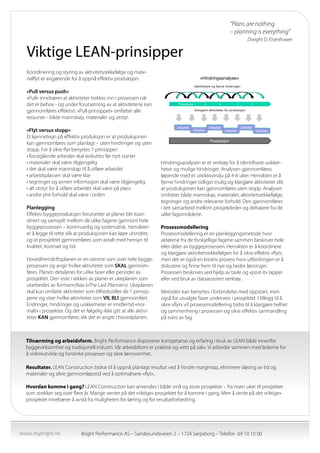 Lean bygg og anlegg | PDF