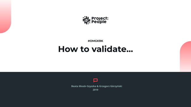 Lean Canvas and Persona & Problem Validation workshop by Project ...