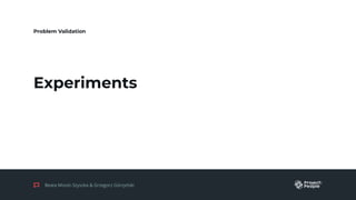 Lean Canvas and Persona & Problem Validation workshop by Project ...