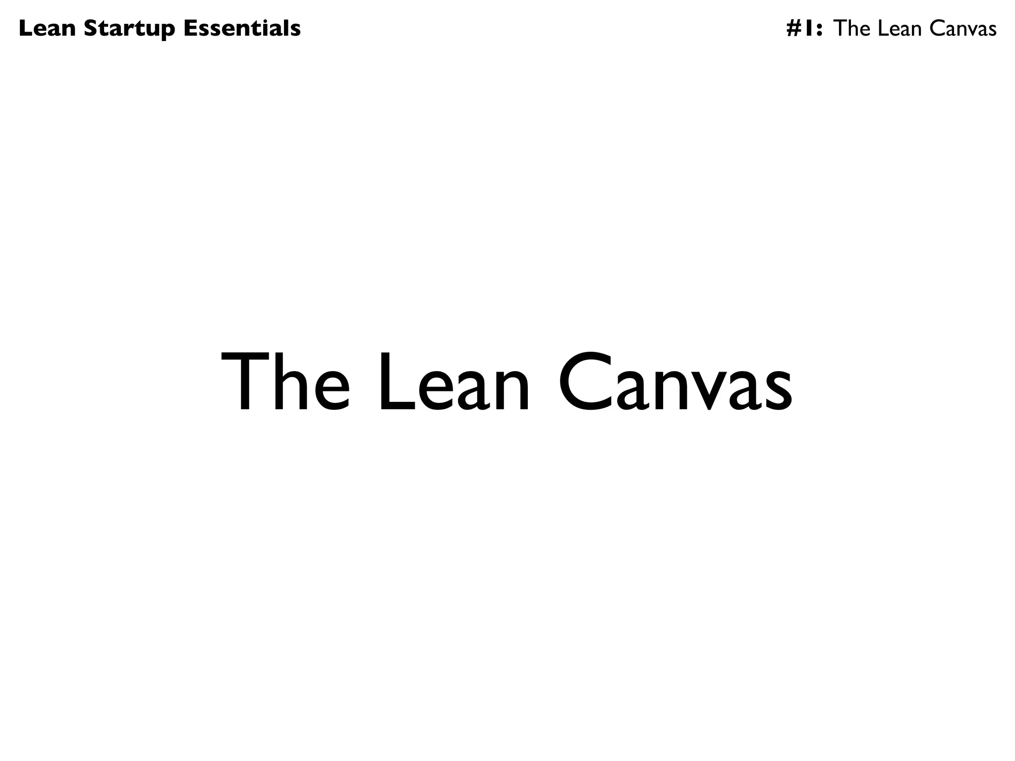 Lean Canvas Process and Examples | PDF