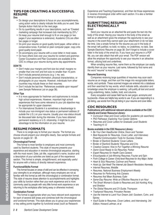 [Lean career] Resumes & Cover Leters | PDF