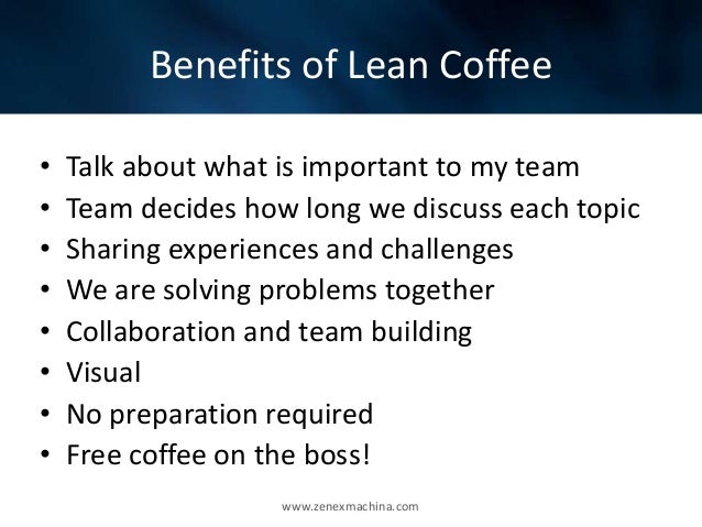 Lean Coffee