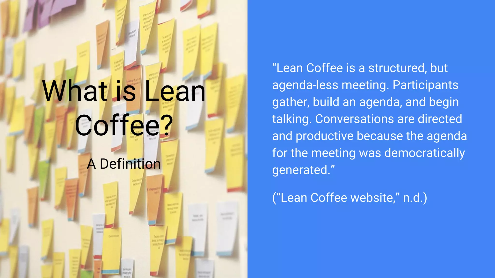 Lean Coffee | PDF
