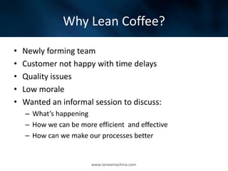 Lean coffee | PPTX