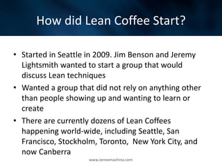 Lean coffee | PPTX