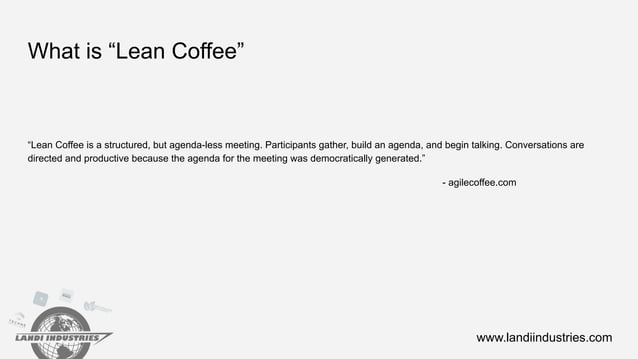 Lean coffee | PPT