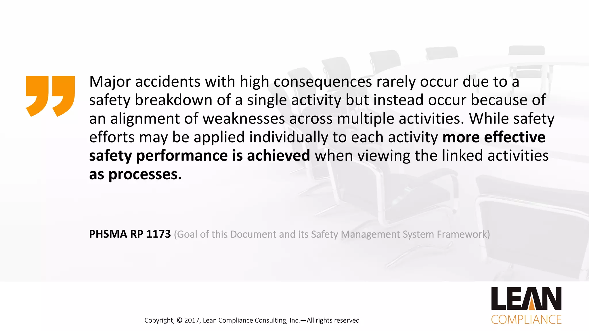 PHMSA - API RP 1173 - Management of Change - Overview | PDF