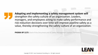 PHMSA - API RP 1173 - Management of Change - Overview | PDF