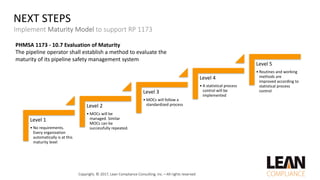 PHMSA - API RP 1173 - Management of Change - Overview | PDF