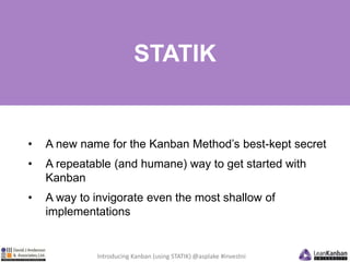 Lean conference 2014 Mike Burrows - introducing and developing Kanban ...