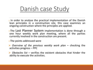 Lean construction | PPTX