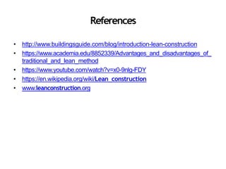 Lean construction | PPT