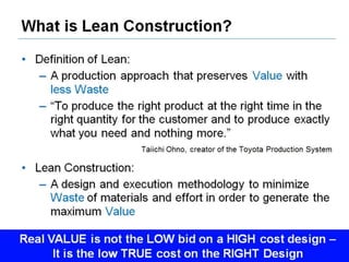 Lean construction | PPT