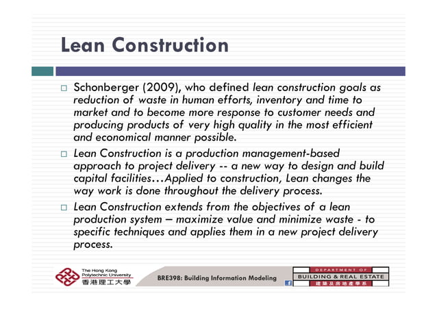 Lean construction & BIM | PDF