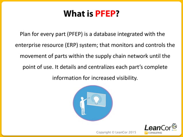 LeanCor Consulting Webinar: The PFEP – How to Create Standardization in ...
