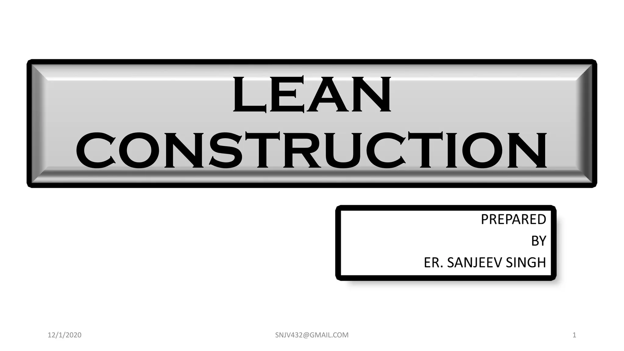 Lean costruction | PDF