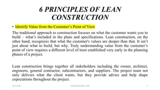 Lean costruction | PDF