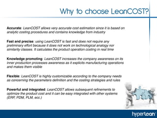 LeanCOST: the smartest costing solution | PDF