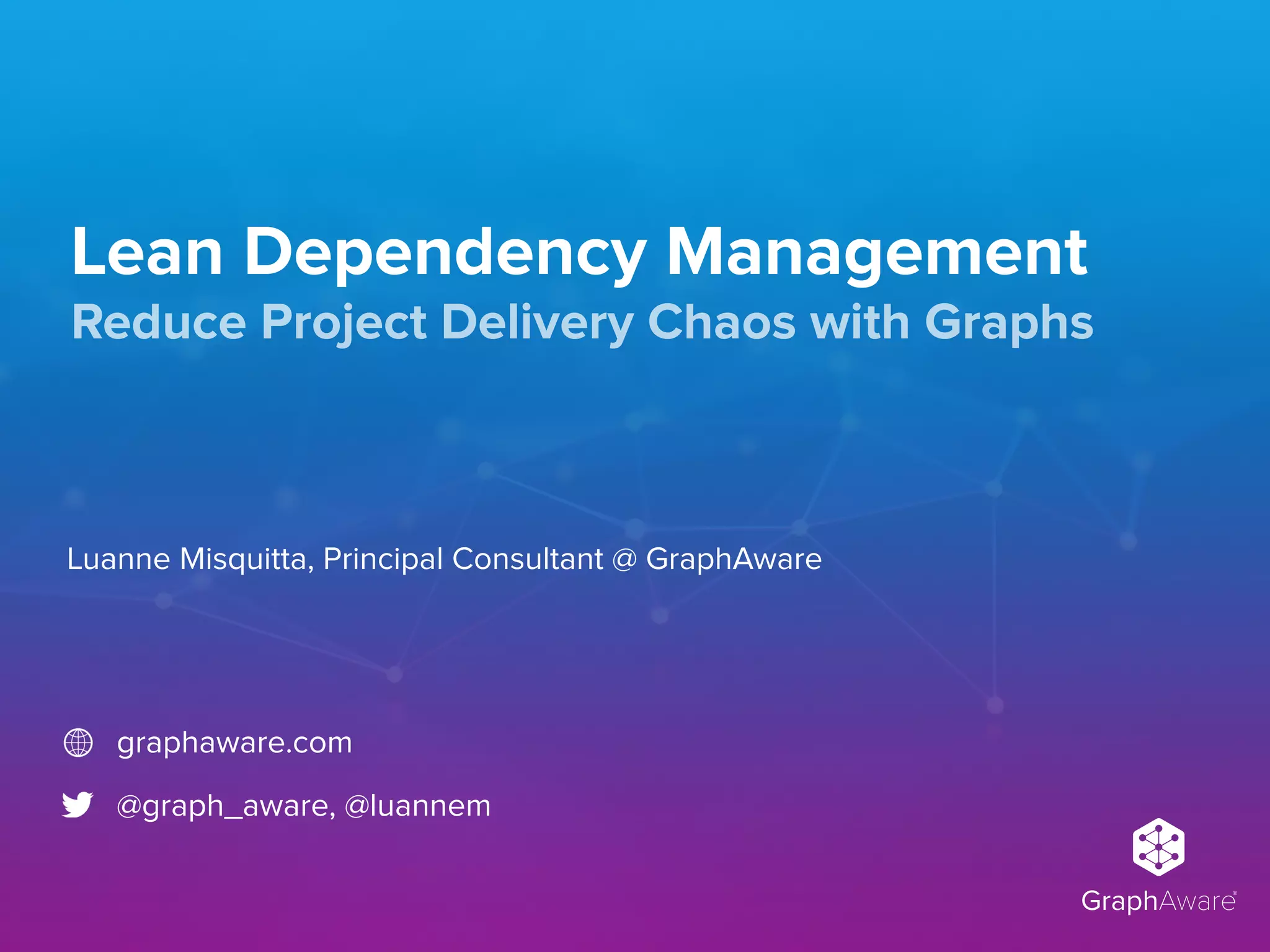 Lean Dependency Management with graphs | PPT