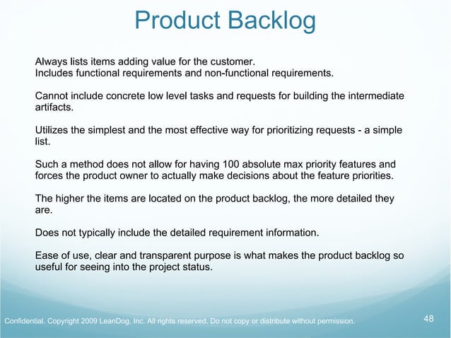 Agile Explained by LeanDog | PPT