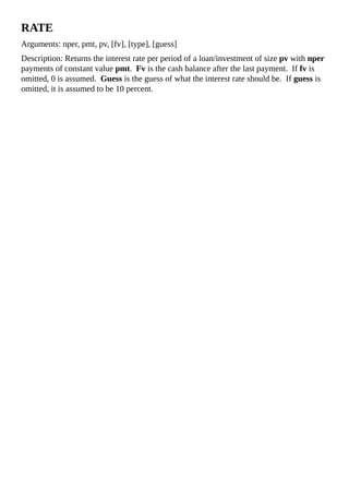 Lean Excel Top Functions - Quick Reference Guide with 500 Examples ...