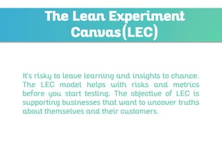Lean Product Experiments | PPTX