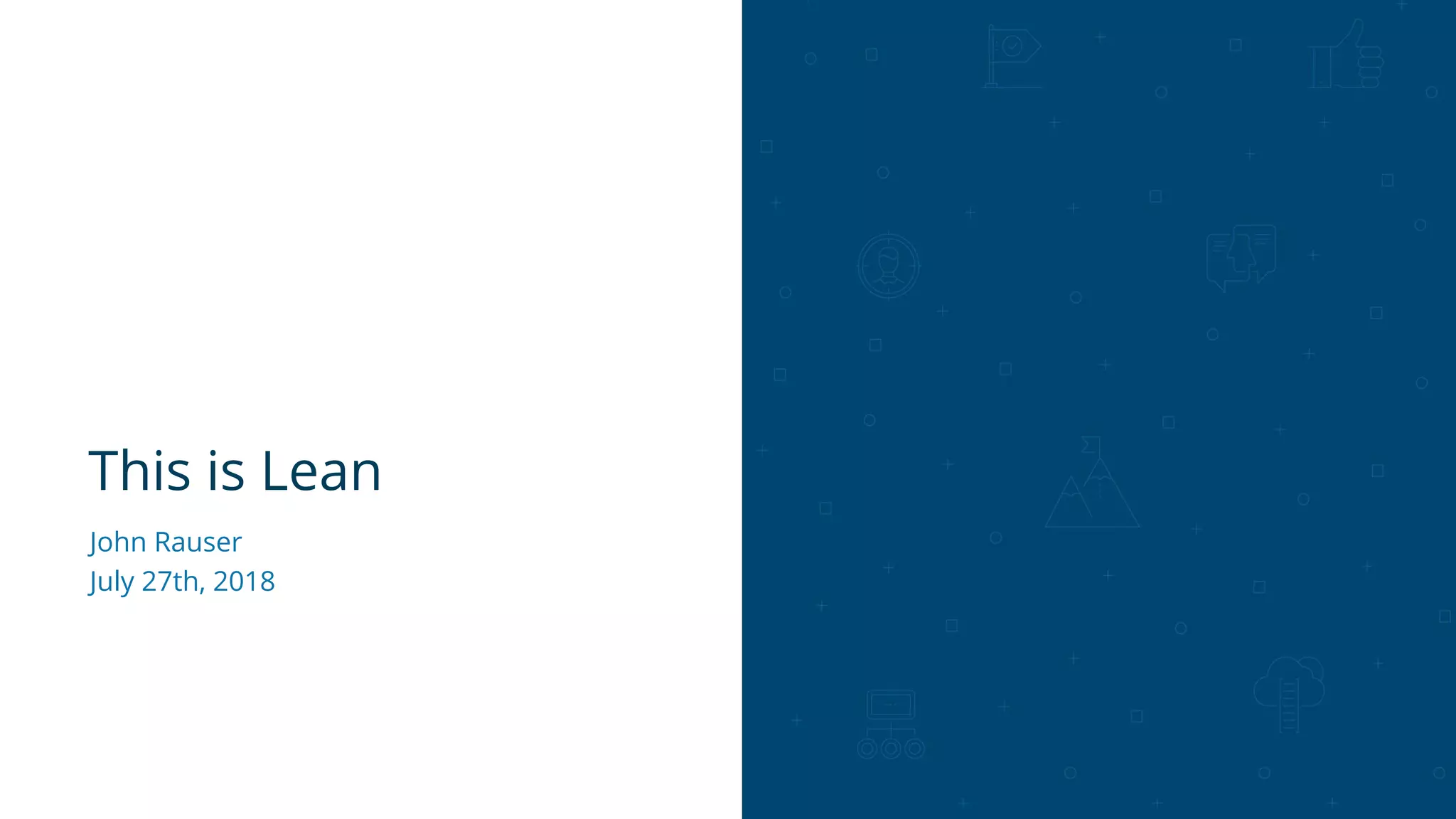 This is Lean | PPTX | Business | Business and Finance