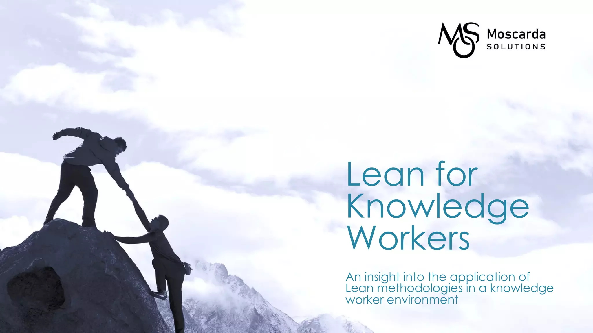 Lean for Knowledge Workers | PDF