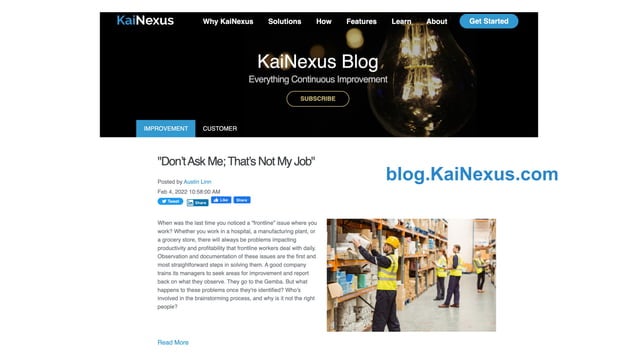 Lean for Knowledge Workers | PPT | Free Download