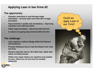 Lean For Lawyers An Introduction | PDF