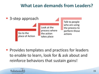 Lean for leaders | PPT