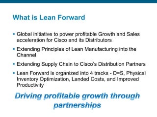 Lean forward case study at Cisco | PPTX