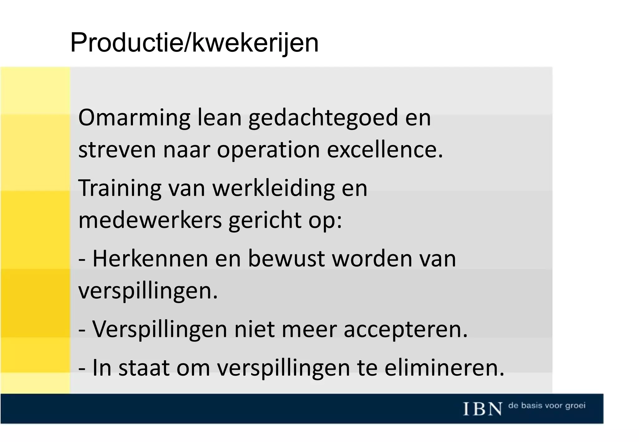 Lean frank vd bergh | PPT