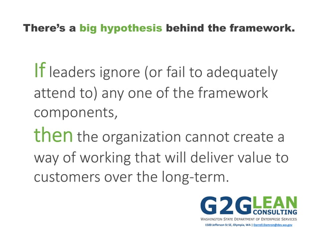 Lean government framework overview | PPT