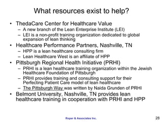 Lean Healthcare Overview | PDF