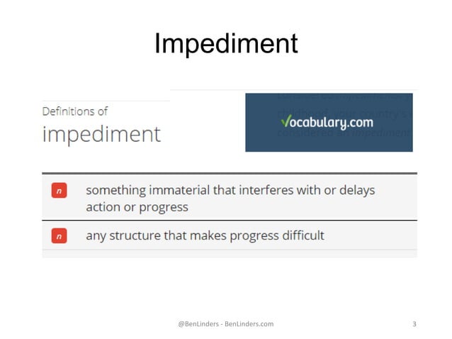 Lean Impediment Game - Lean Kanban France 2017 - Ben Linders | PDF