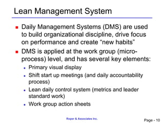 Lean Implementation Overview | PDF