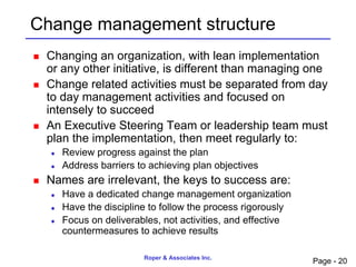 Lean Implementation Overview | PDF