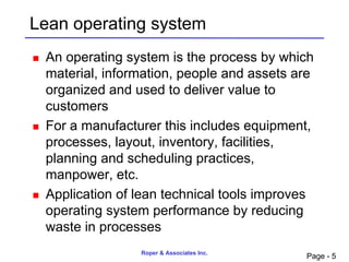 Lean Implementation Overview | PDF