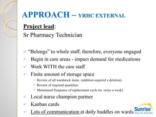 Lean Improvements via Implementation of a Regional Pharmacy Kanban ...