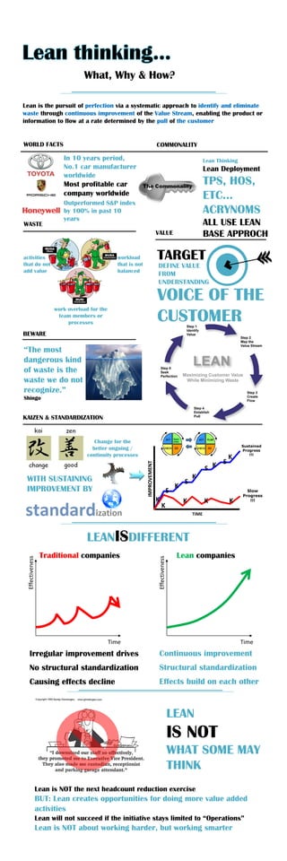 Lean in brief Infograph | PDF