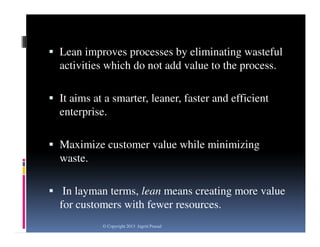 Lean Manufacturing | PPT